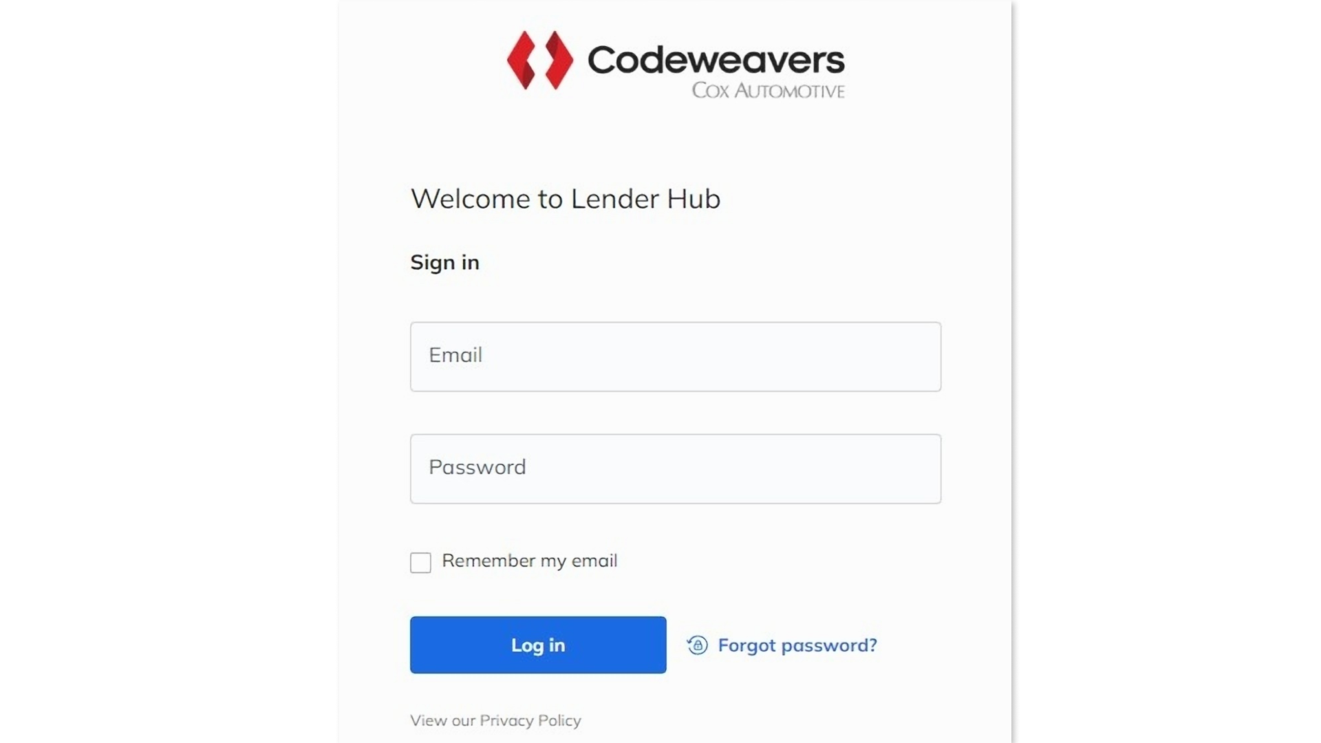 1. What is LenderHub? – Codeweavers Help Desk