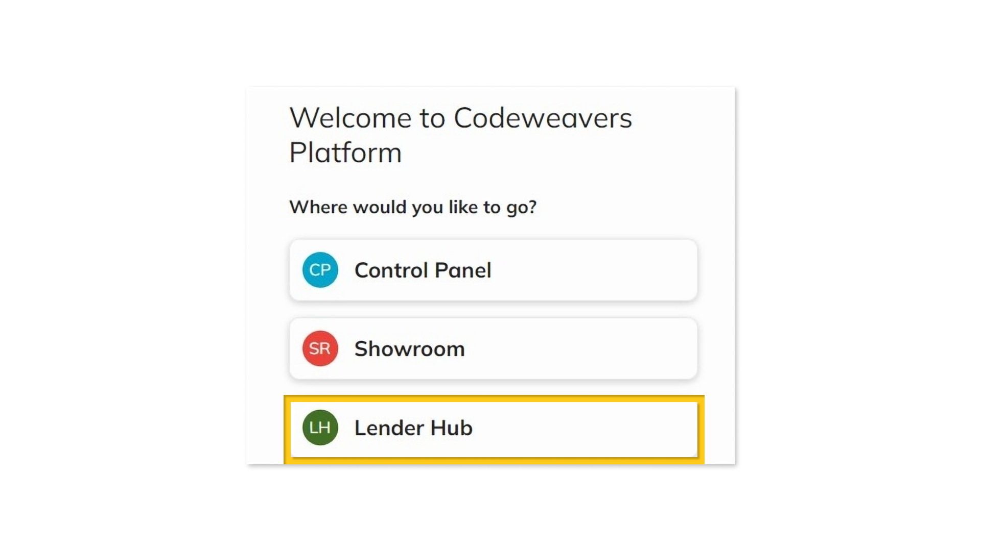 1. What is LenderHub? – Codeweavers Help Desk