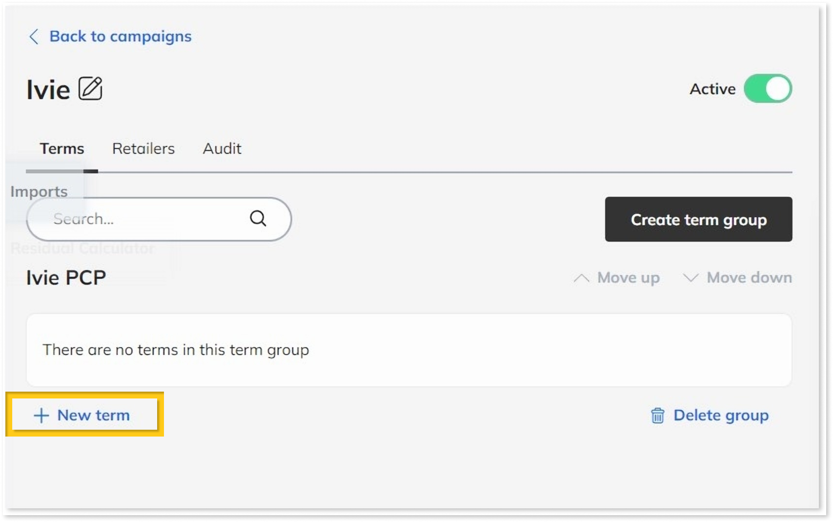 2. Creating campaigns. – Codeweavers Help Desk